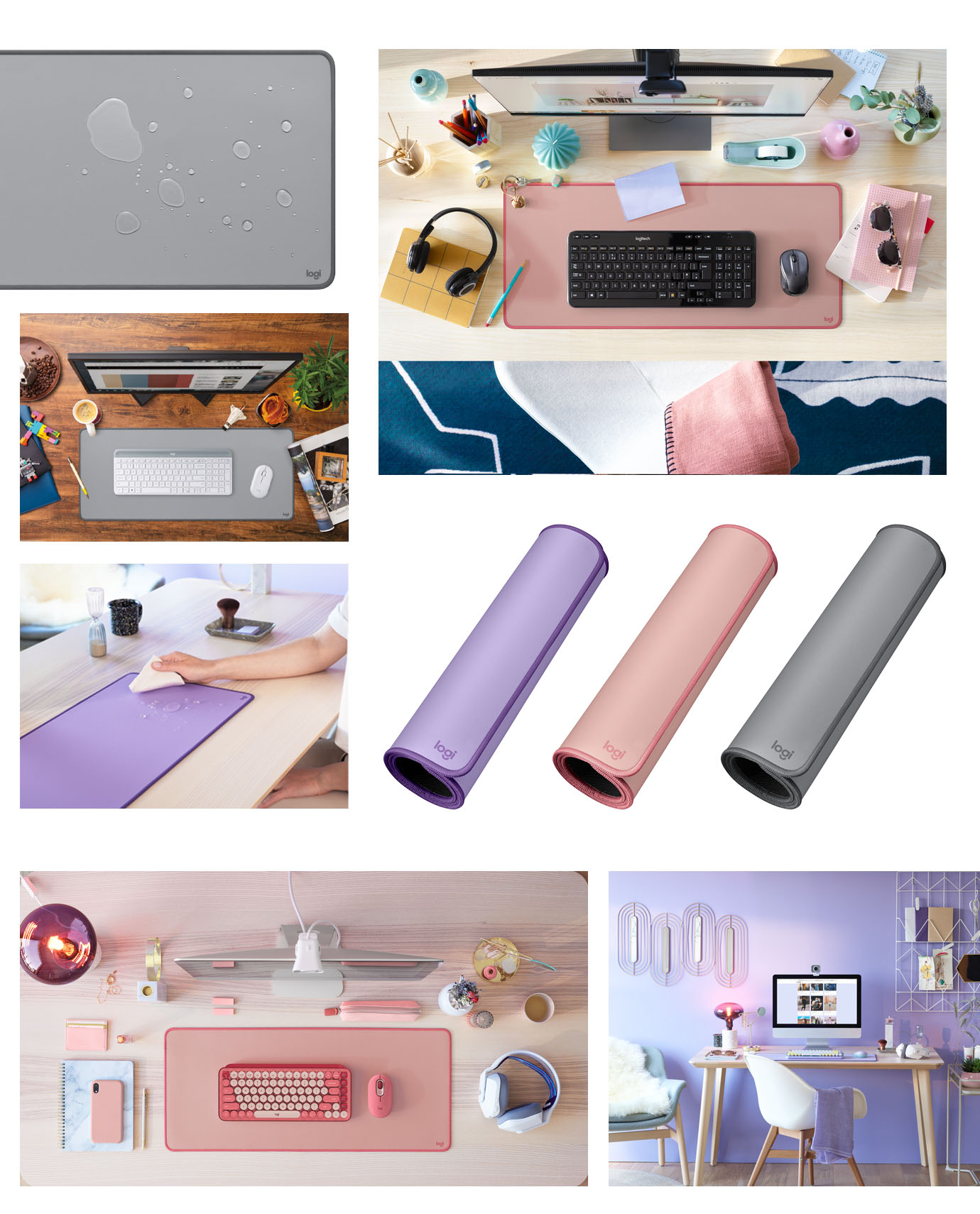 Podkładka Logitech Desk Mat Studio Series (szary) - Opinie