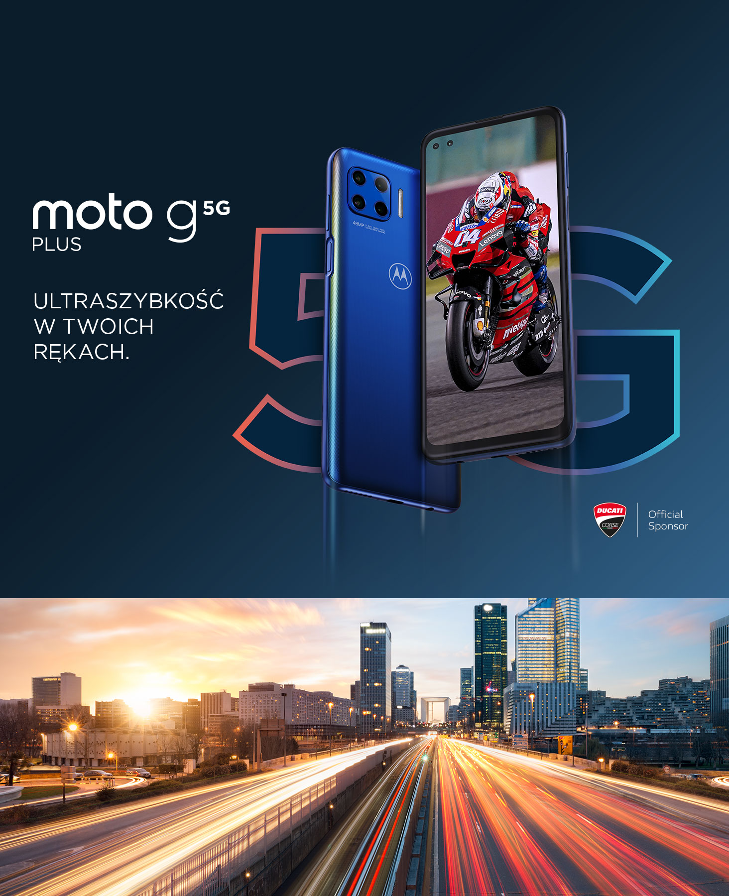 Smartfon Motorola Moto g5G plus 6/128GB (niebieski) - Opinie